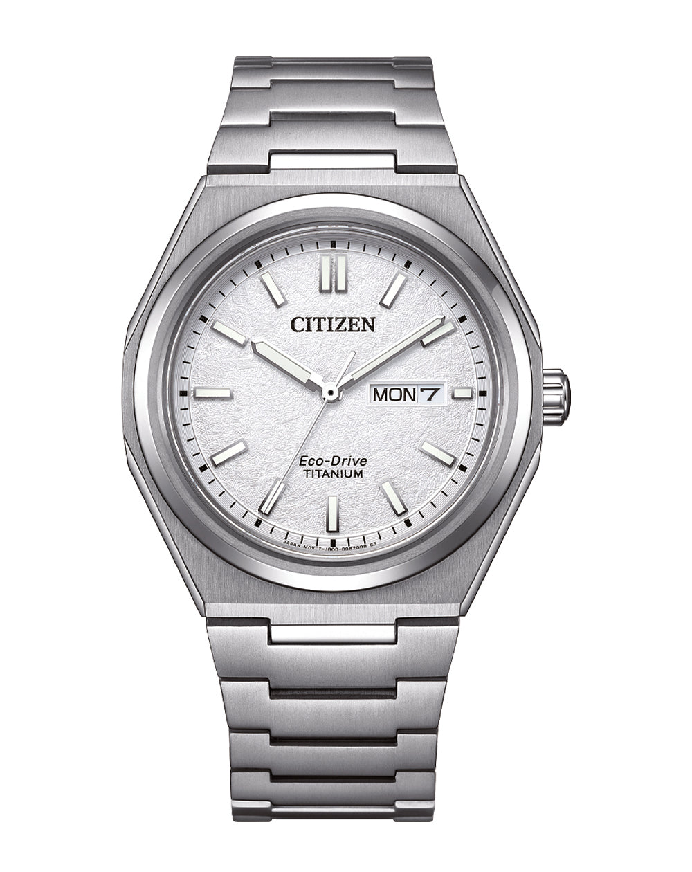Silver and White Titanium Citizen Eco-Drive Watch – Petersens Jewellers